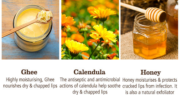 SoulTree Calendula & Honey with Organic Ghee & Cold Pressed Oils Lip ...